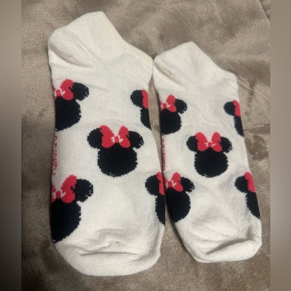 Disney | Accessories | New Authentic Disney Minnie Mouse Socks | Poshmark